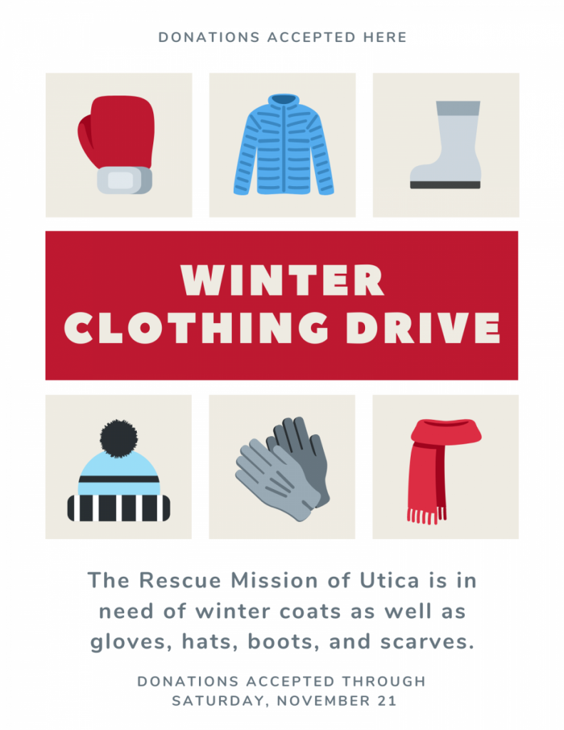 winter clothing drive | Kirkland Town Library
